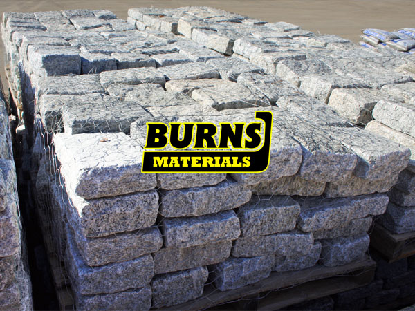 Palletized Jumbo Belgian Block | Burns Materials | Bridgeport, CT